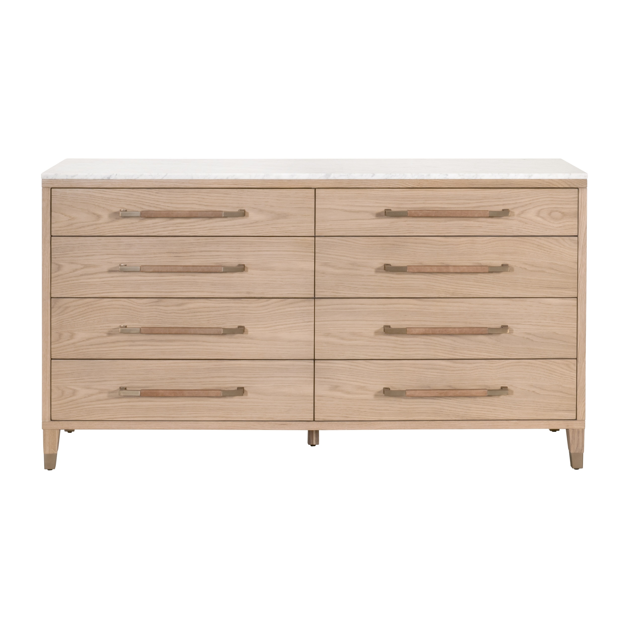 Essentials for Living Bedroom Cambria 8-Drawer Double Dresser 5252.NAT-OAK/BIA - Lenoir Empire